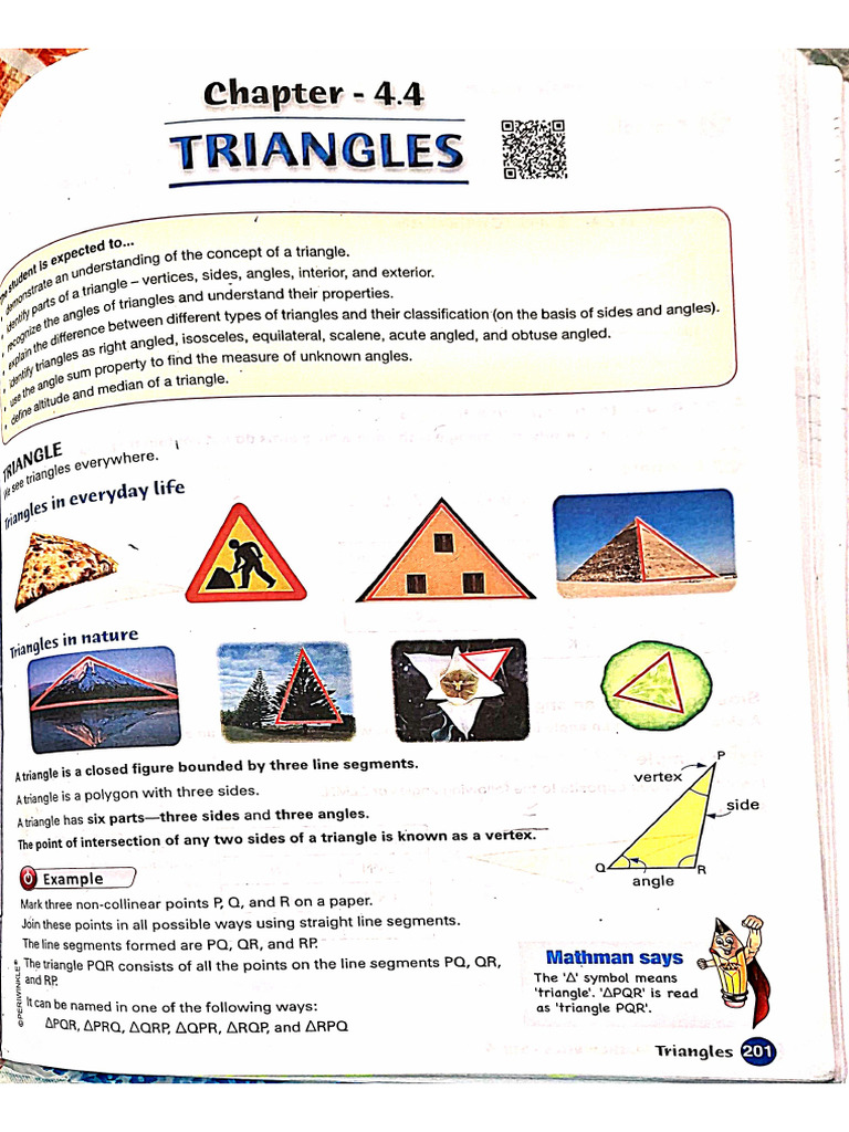 Periwinkle Mathematics Class 6 Chapter 4 4 Triangles Pdf