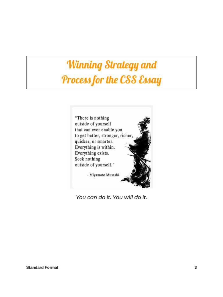 Essay Writing Strategy | PDF | Essays | Paragraph
