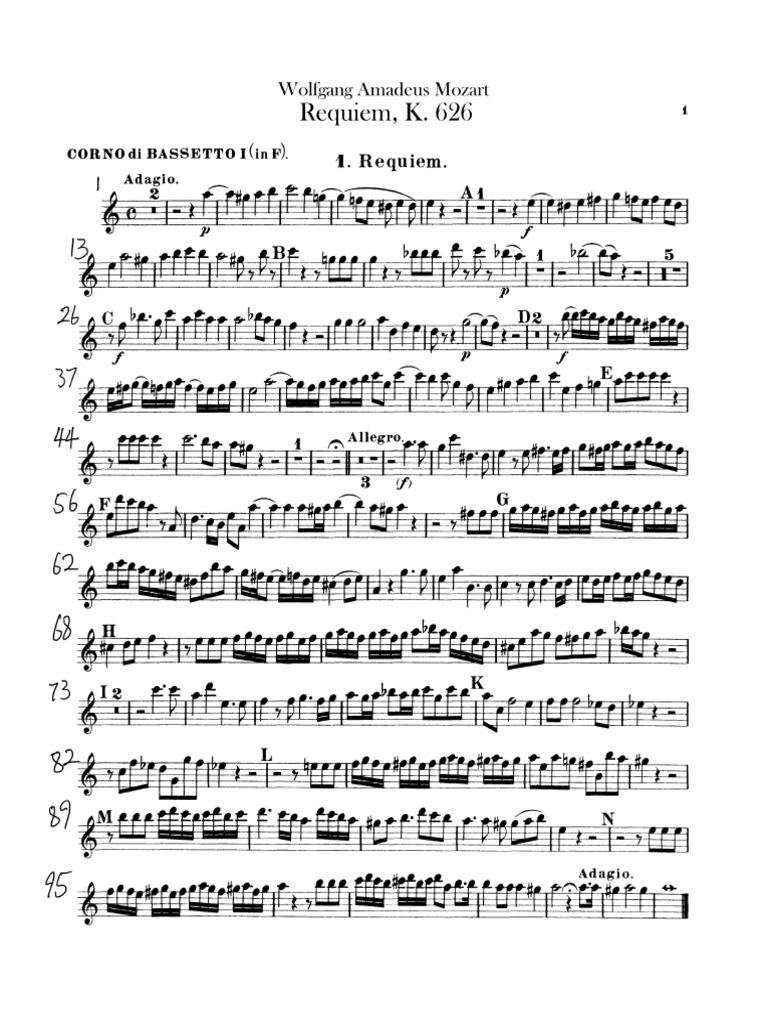 Basset Horn 1-2 | PDF
