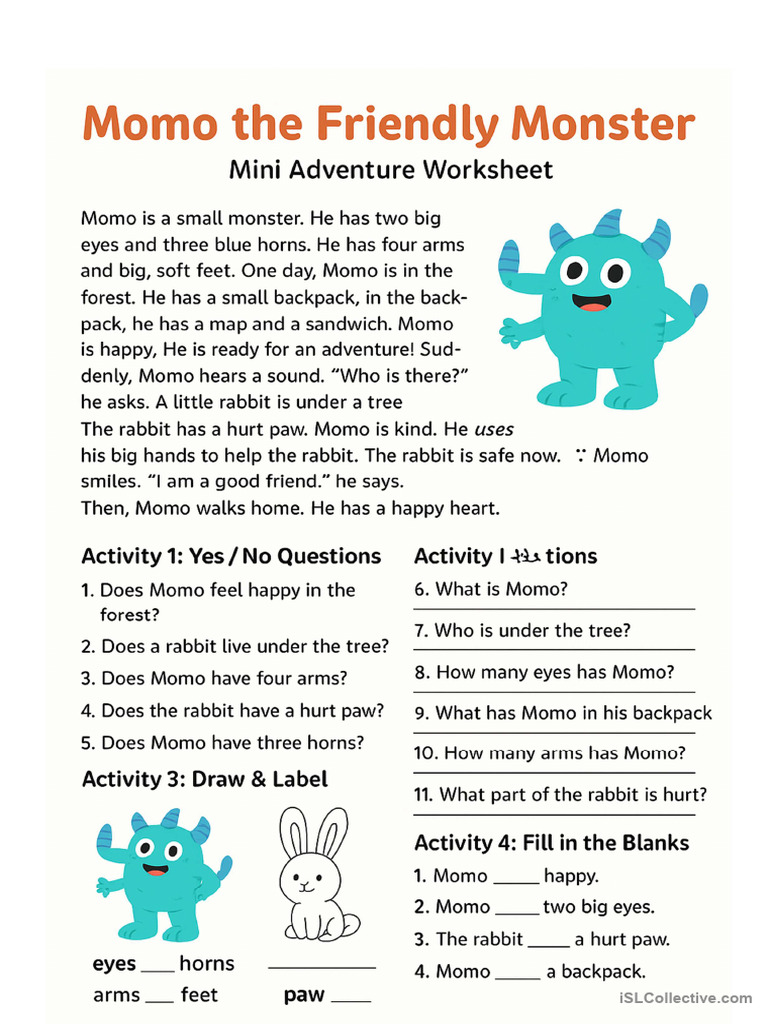 Be and Have - Mini Story | PDF