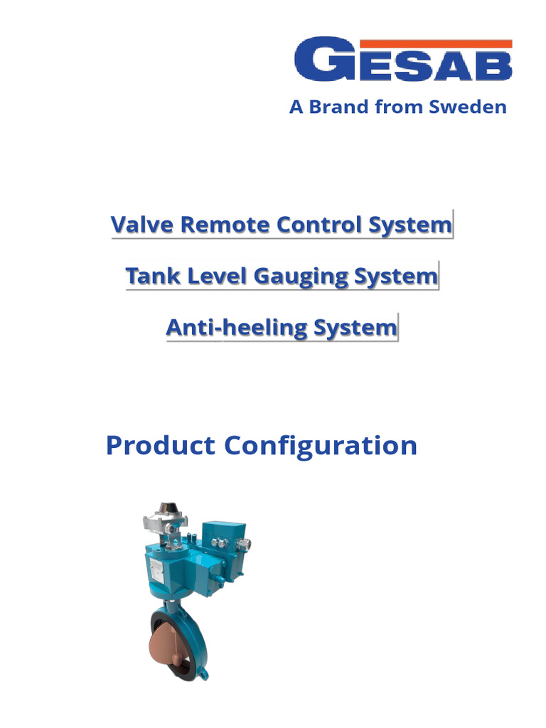 Valve Remote Control System | PDF | Valve | Pump