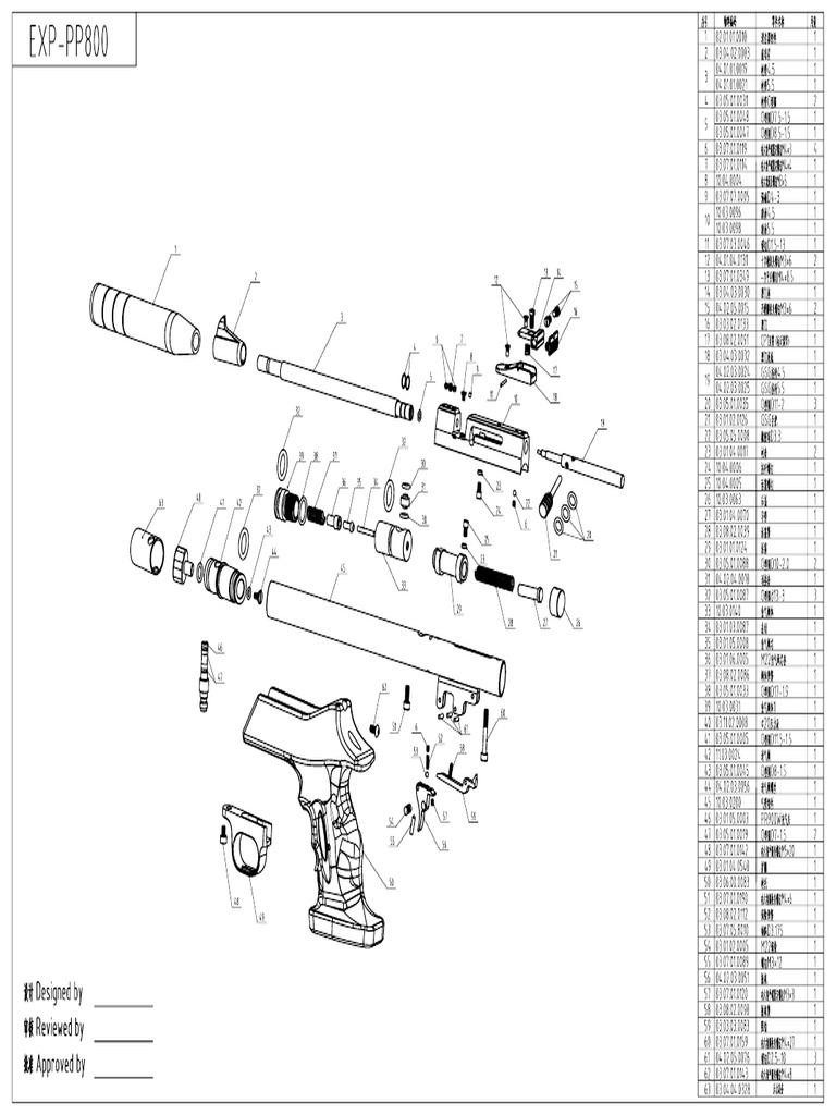 Exploded View For PP800 | PDF