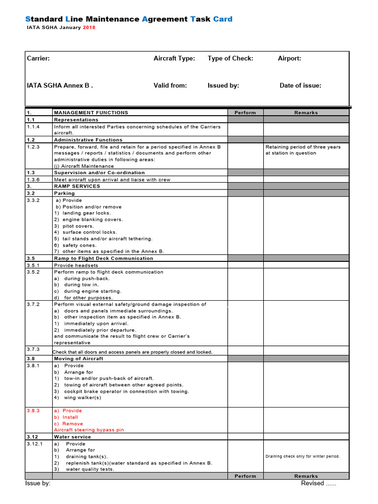 Iata Slat Card 2018 Version Iata | PDF | Aviation | Transport