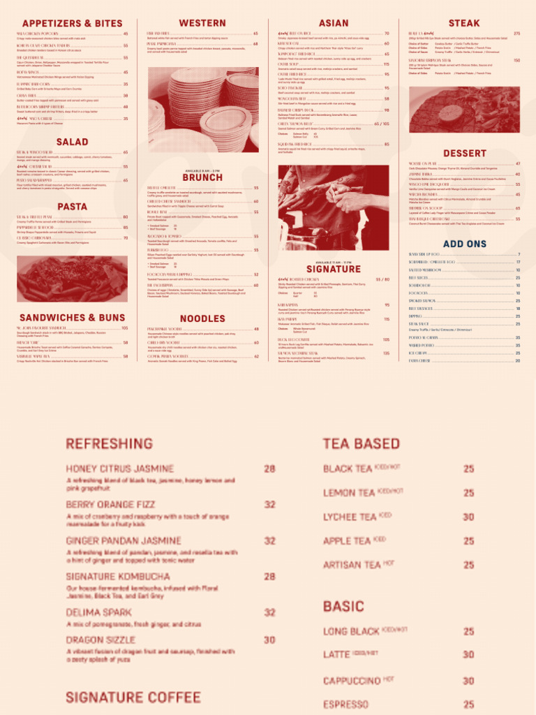 Menu Bonte Cafe | PDF