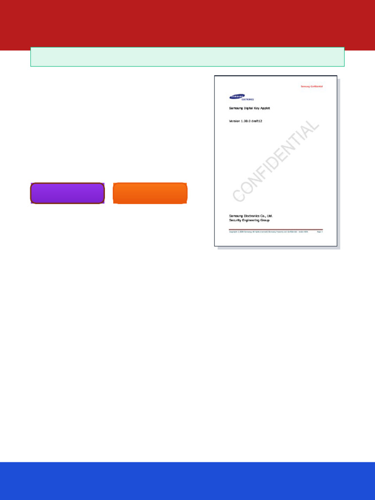 Samsung Digital Key Applet Samsung Electronics Co. ebook fresh pdf ...