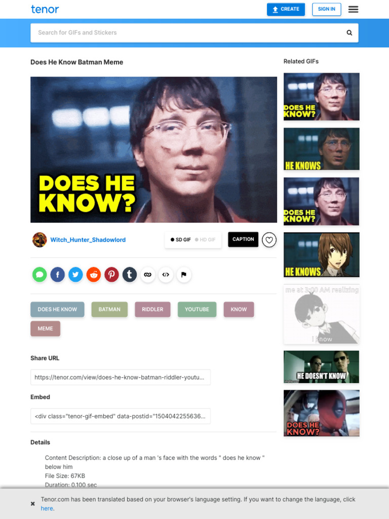Does He Know Batman Meme - Does He Know Batman Riddler - Discover ...