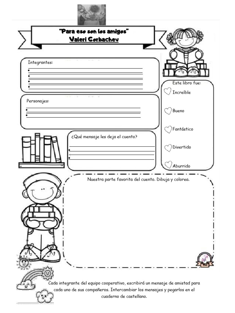 Actividades de amistad y creatividad | PDF