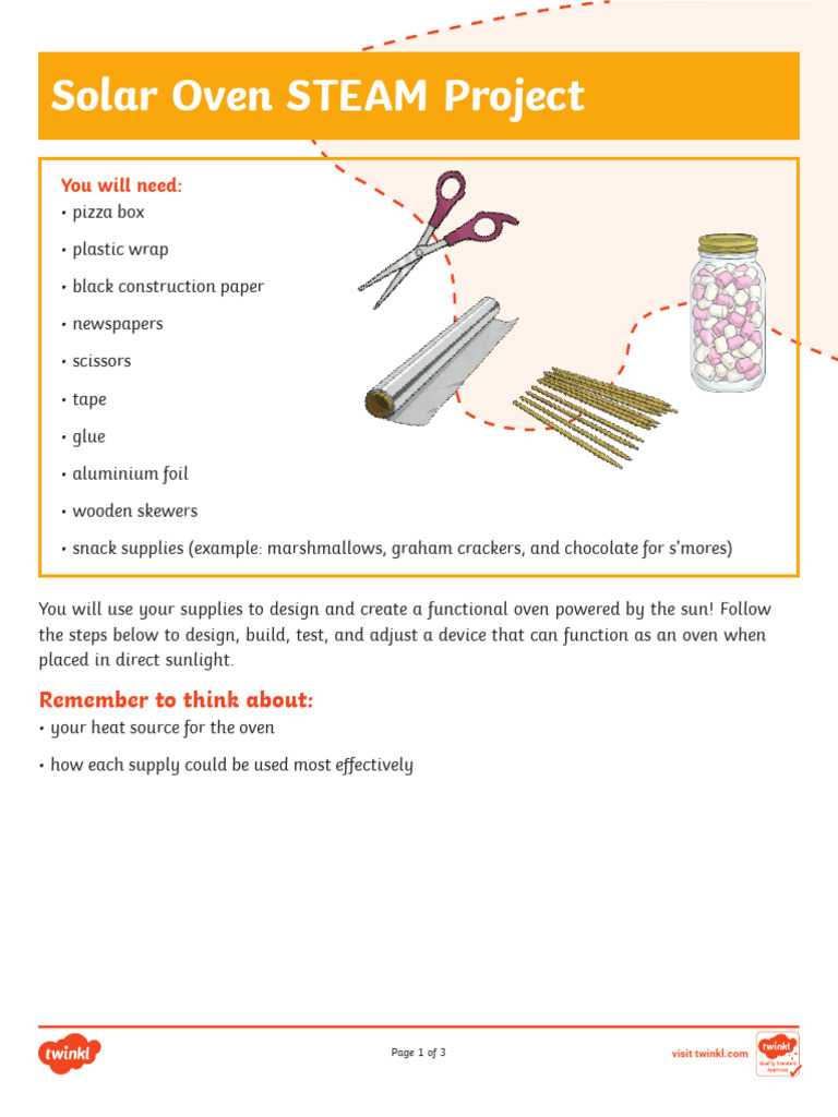 Solar Oven Design and Build Guide | PDF