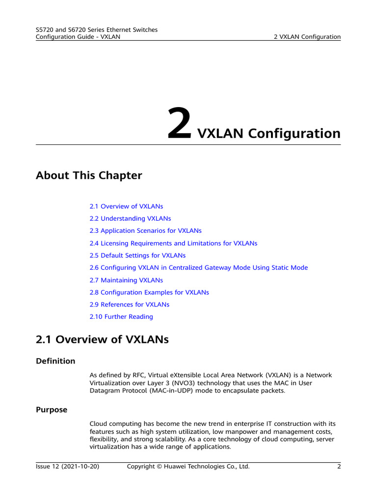 01-02 VXLAN Configuration | PDF | Computer Network | Internet Protocols