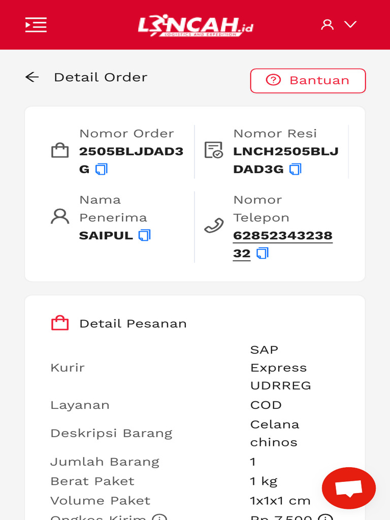 Detail Order | PDF