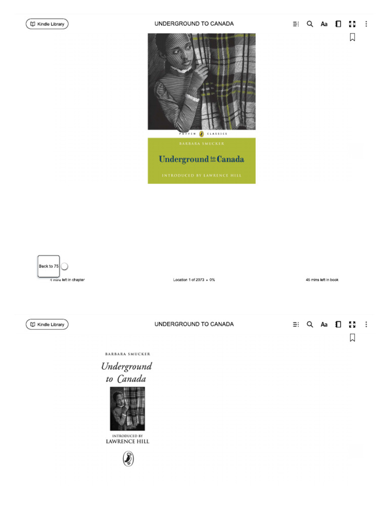 Novel Underground to Canada | PDF