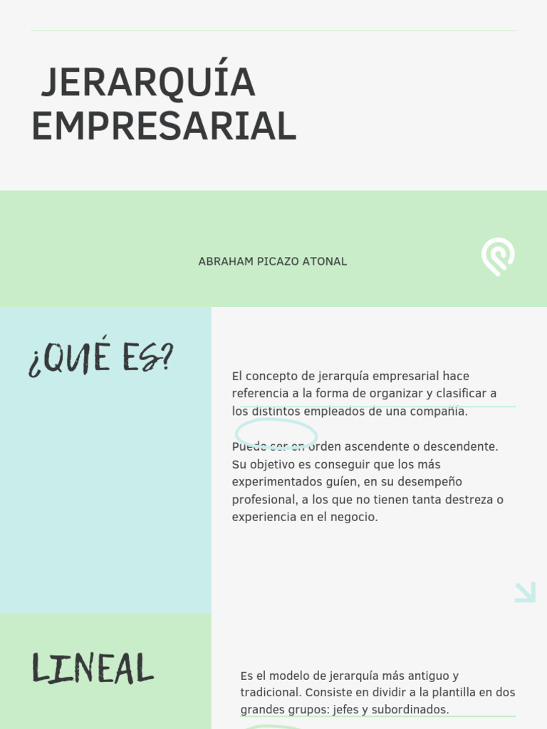 Tipos de Jerarquia Empresarial 20251128 183543 0000 | PDF | Toma de ...