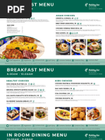 Diverse Menu of Breakfast and Dishes | PDF | Sauce | Hamburgers