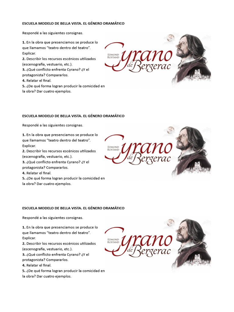 Cyrano de Bergerac C.superior | PDF
