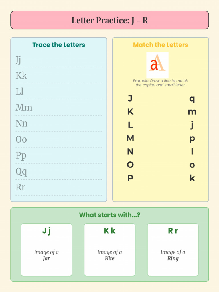 Letter Practice For Kids | PDF