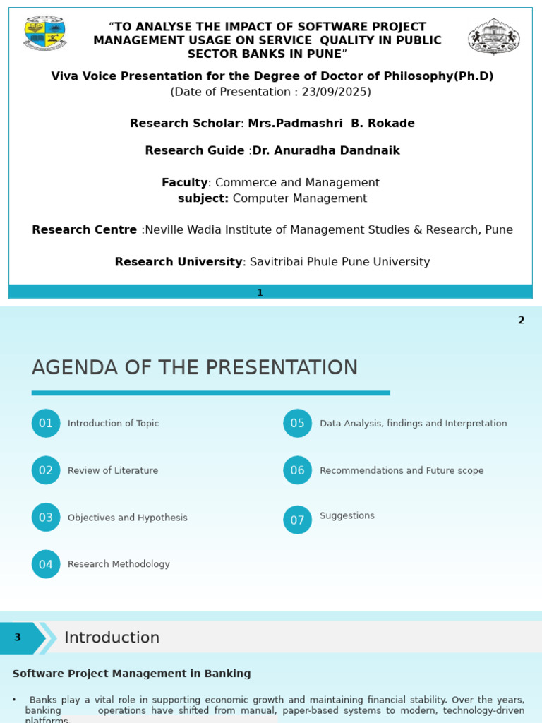 22th Sept PPT Presentation Final | PDF | Agile Software Development | Project Management