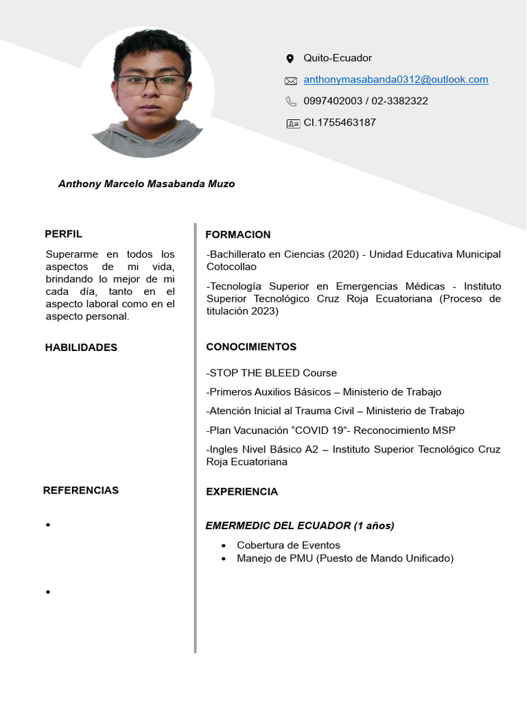 CV Anthony Merged | PDF