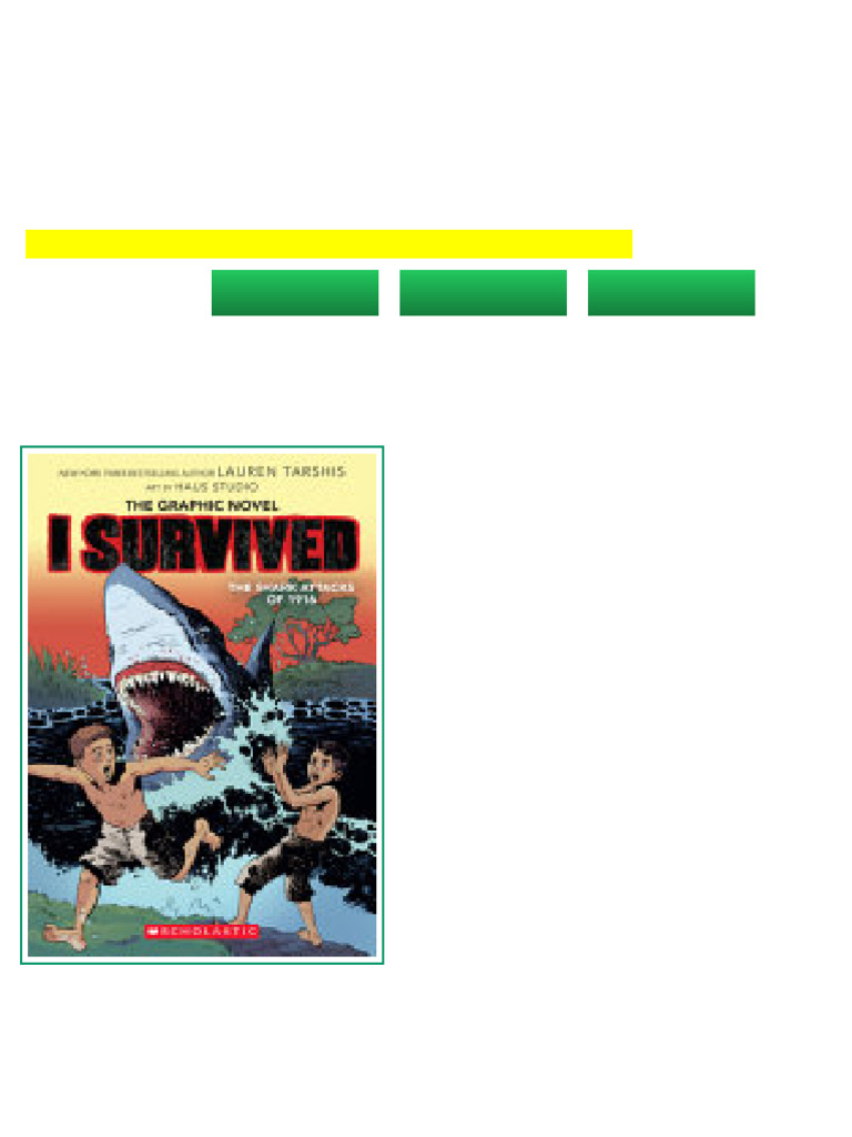 I Survived the Shark Attacks of 1916 I Survived Graphic Novels Lauren ...