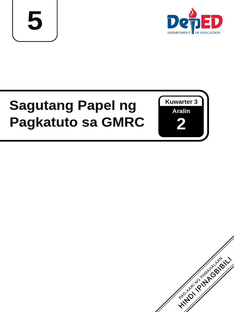 Q3_LAS_GMRC 5_Lesson 2_Week 3 | PDF