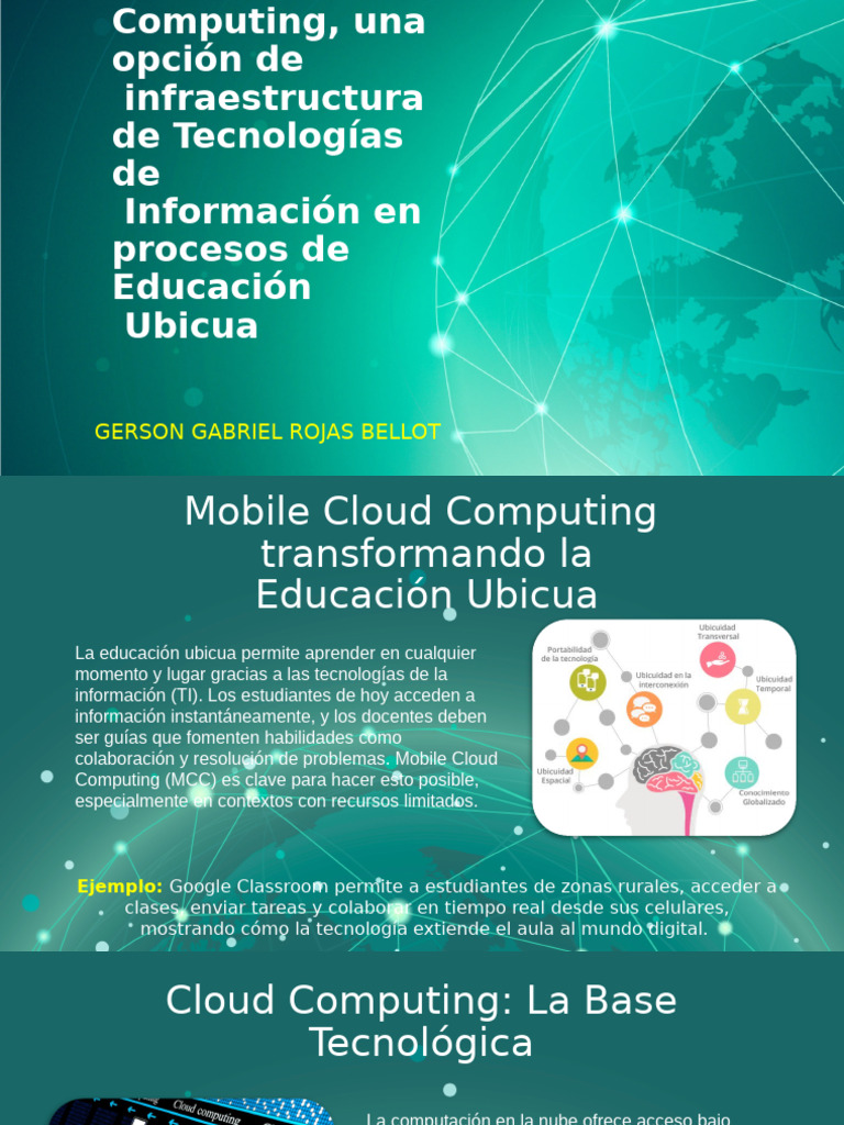 EXPOSICIÓN PYMES Mobile Cloud Computing | PDF | Computación en la nube ...