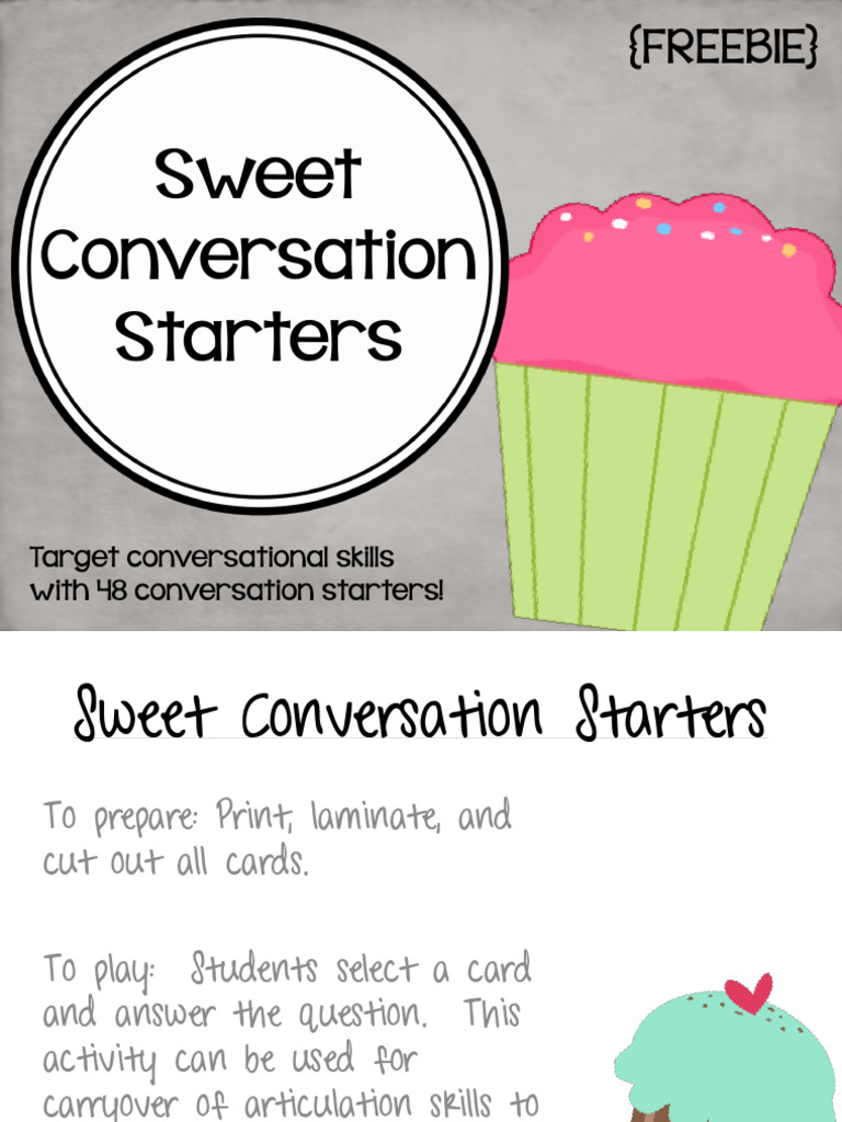 48 Engaging Conversation Starters | PDF