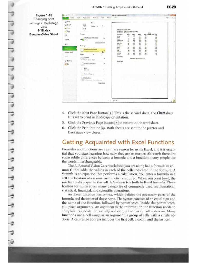 Get Acquainted With Exel Functions | PDF