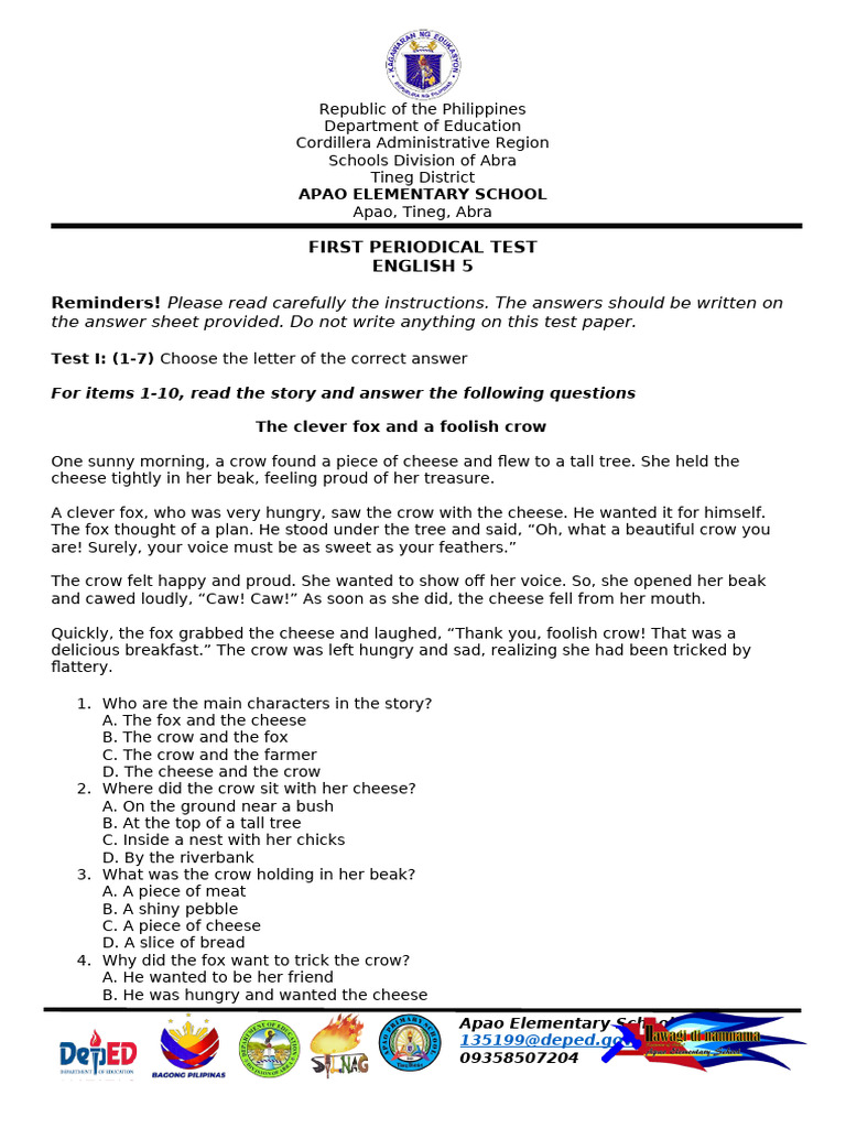 Grade 5 ENGLISH Q1 | PDF | Verb | Semantic Units