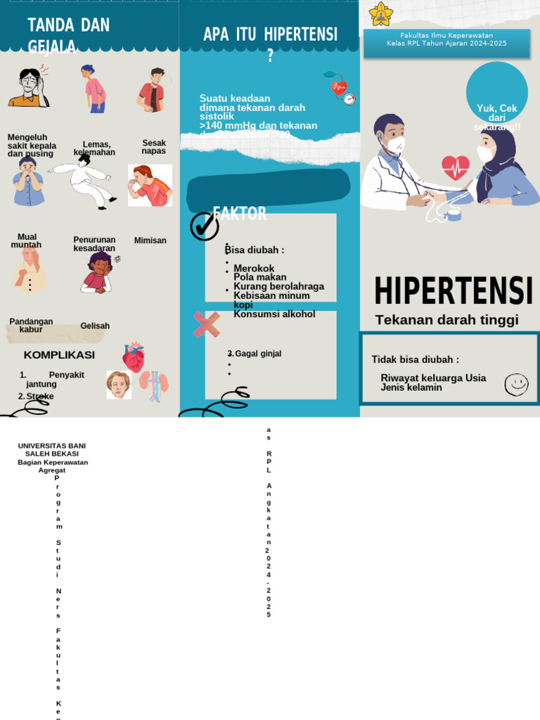 Leaflet Hipertensi | PDF