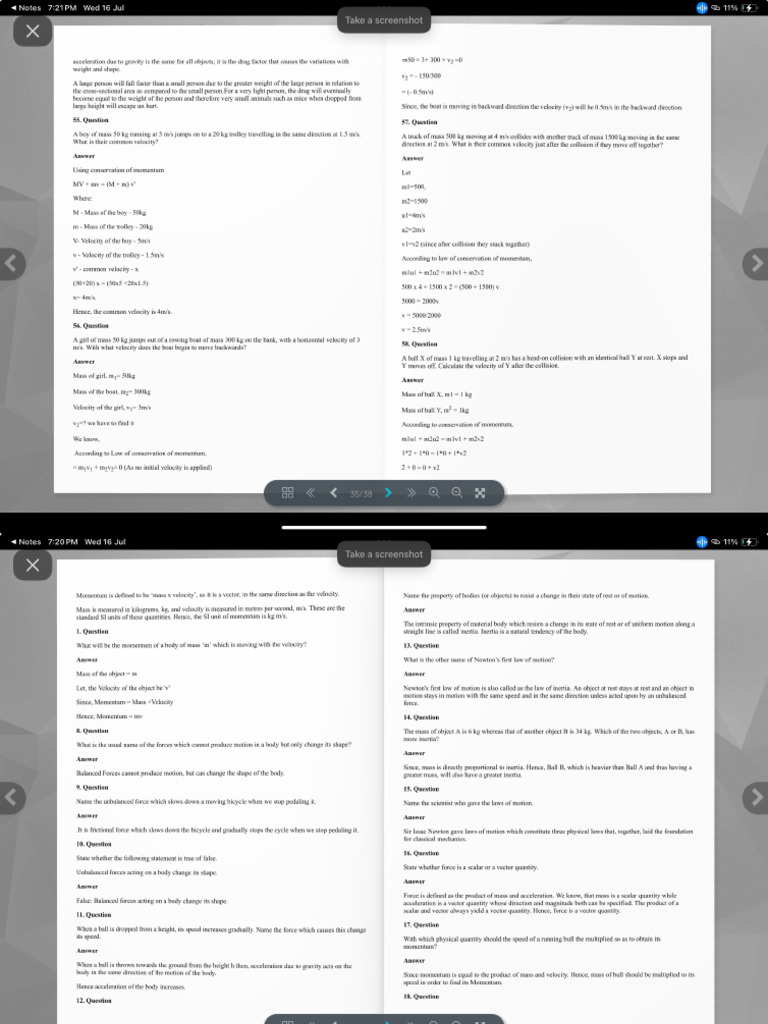 Lakhmir Singh Class 9 Physics Force and Laws of Motion Solutions PDF (2023-24) 3 | PDF