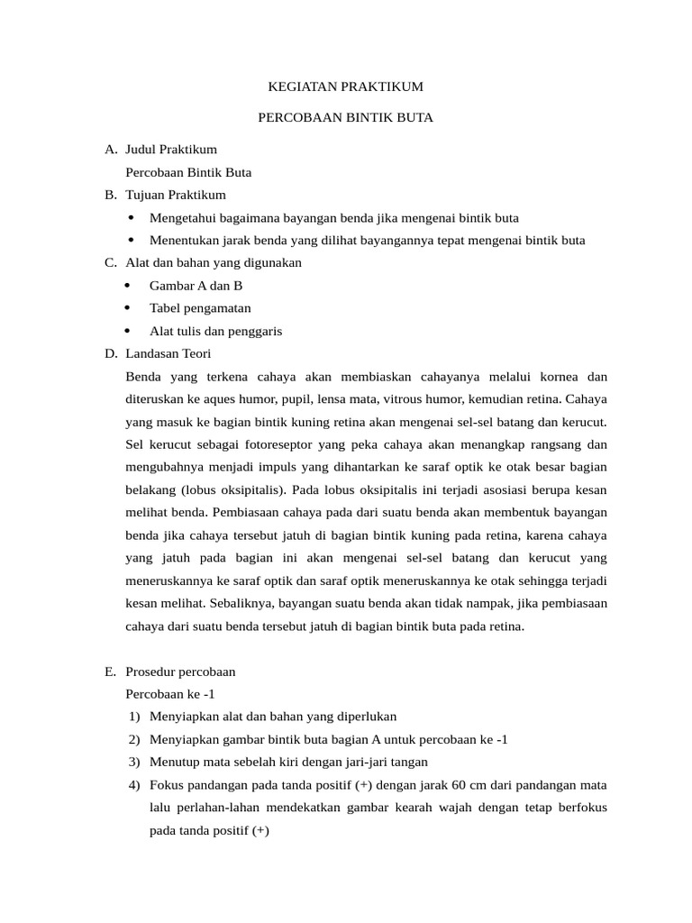 Lkp Yunita Bintik Buta | PDF
