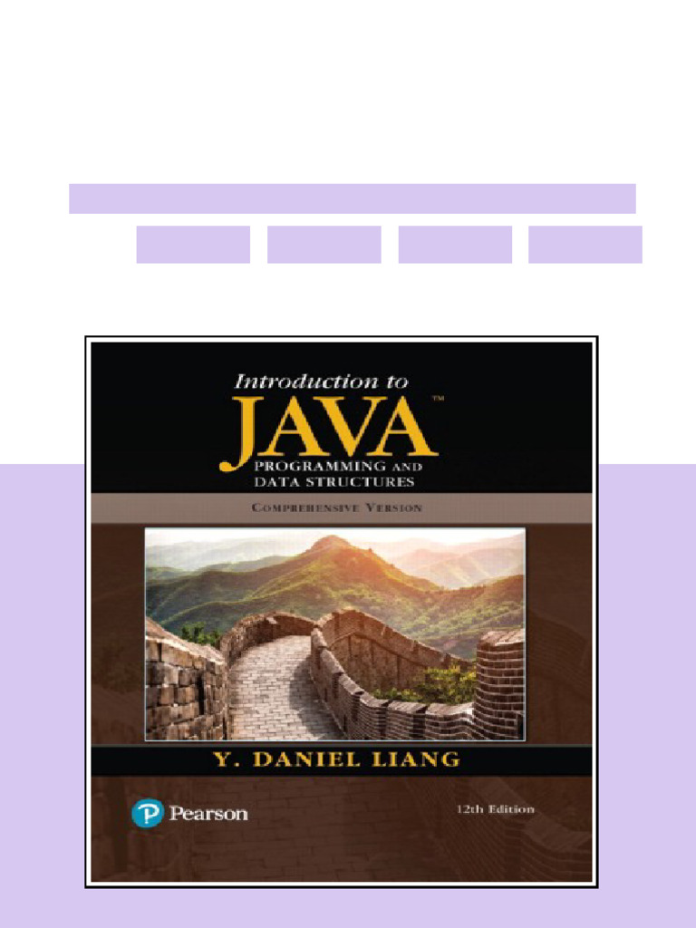 Solution Manual for Introduction to Java Programming and Data ...