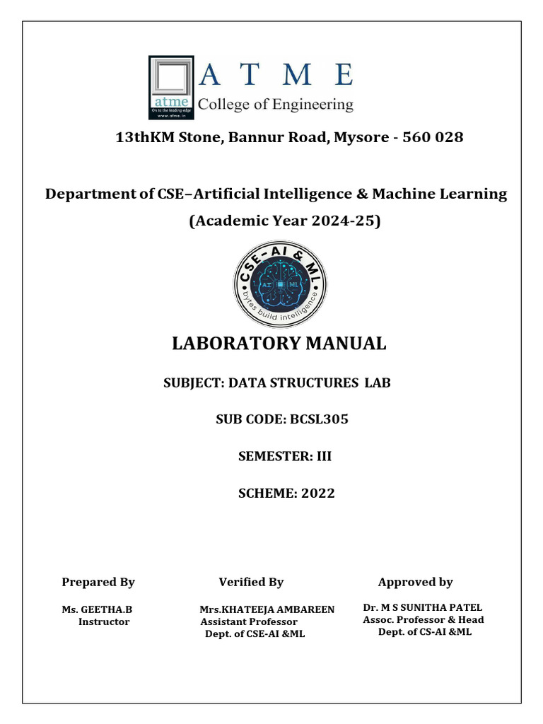Final Ds Lab Manual | PDF | Queue (Abstract Data Type) | Pointer (Computer Programming)