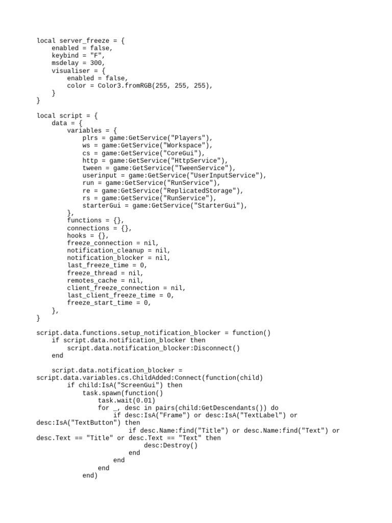 Fakepos Fps Based.lua (1) | PDF | Computer Programming | Software ...