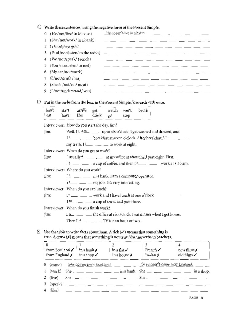 Grammar Spectrum-1 P 11 | PDF