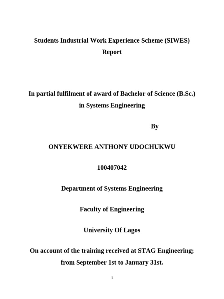 Students Industrial Work Experience Sche | PDF | Internal Combustion ...