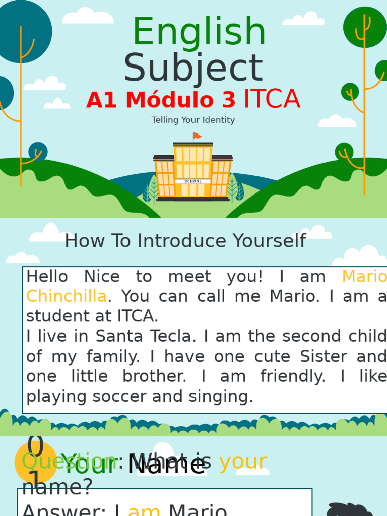 Talking About Myself | PDF