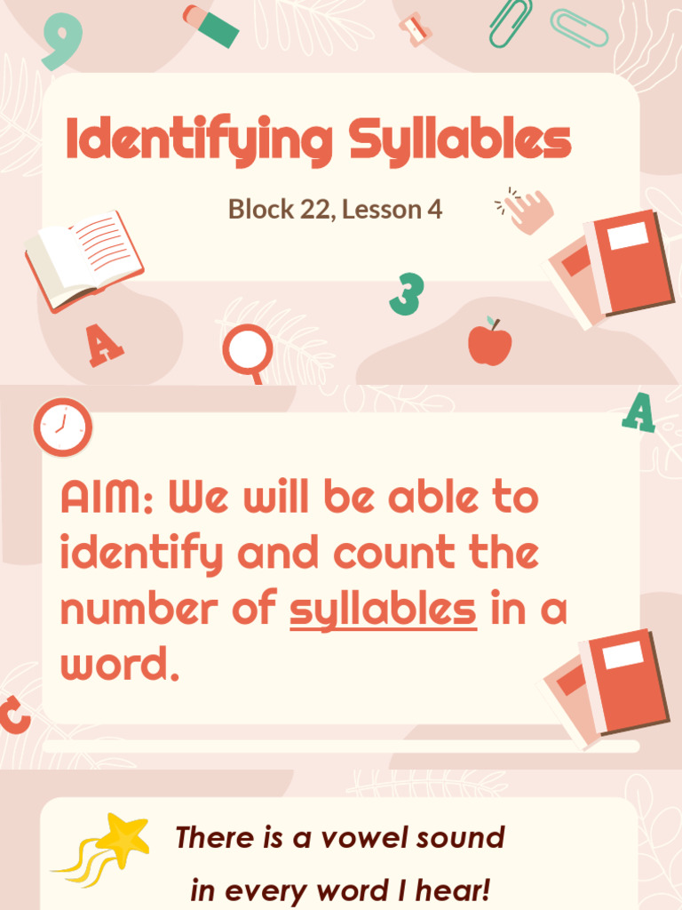 Block 22, Lesson 4 | PDF