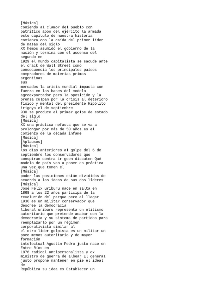 (Spanish (Auto-Generated) ) Episodio 07 - La Década Infame (1930-1943 ...