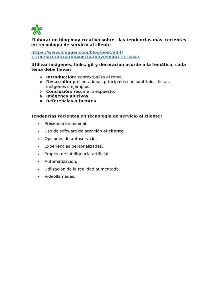 Creaciòn de Un Blog | PDF