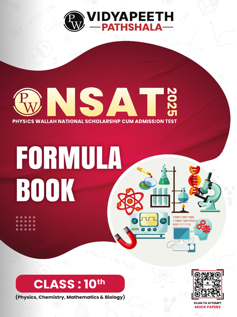 10th Grade Science Formula Book & Mock Exams | PDF
