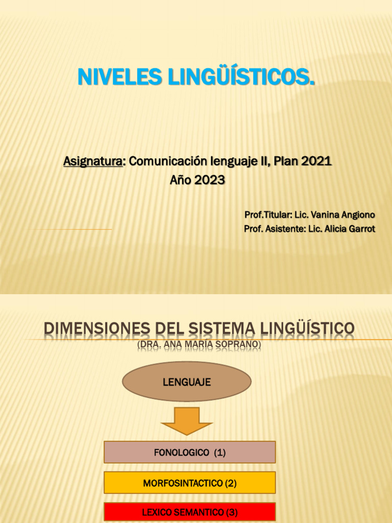 Unidad I - Lenguaje. Fonologia-Fonetica | PDF | Léxico | Palabra