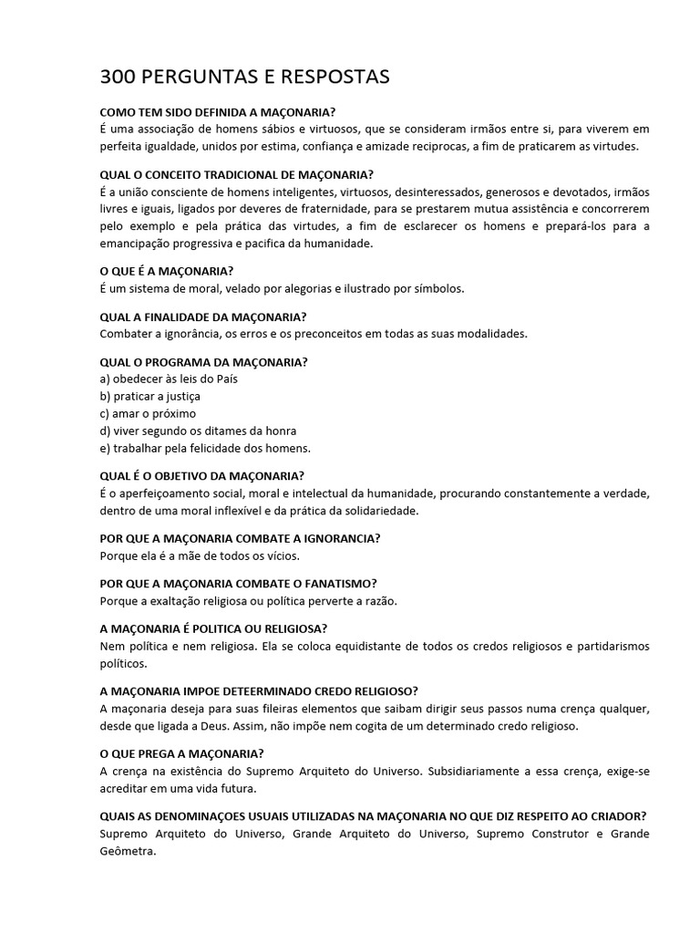 Entendendo a Maçonaria: Conceitos e Princípios | PDF | Loja Maçônica ...