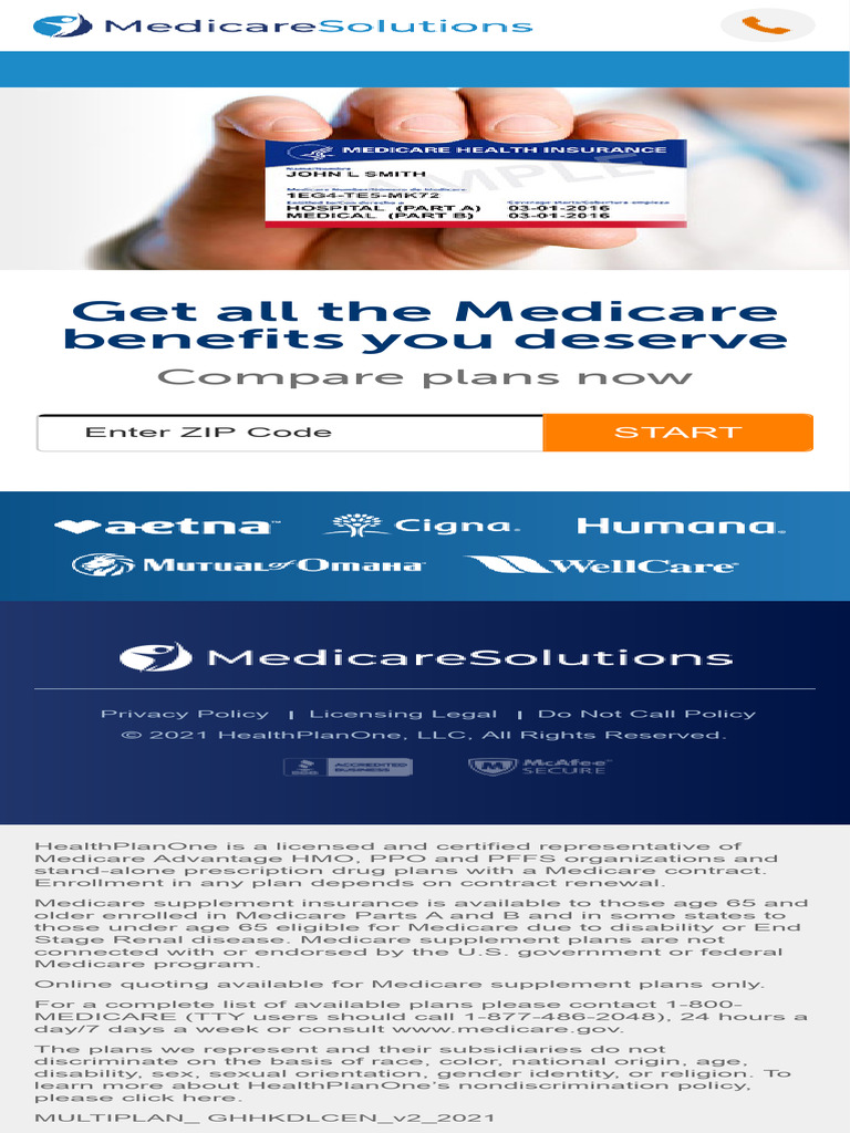 Medicare Solutions - Get All The Medicare Benefits You Deserve | PDF
