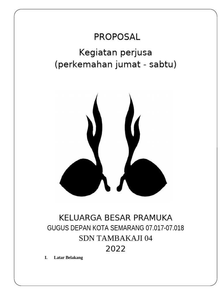 Proposal Perkemahan Jumat-Sabtu Pramuka | PDF
