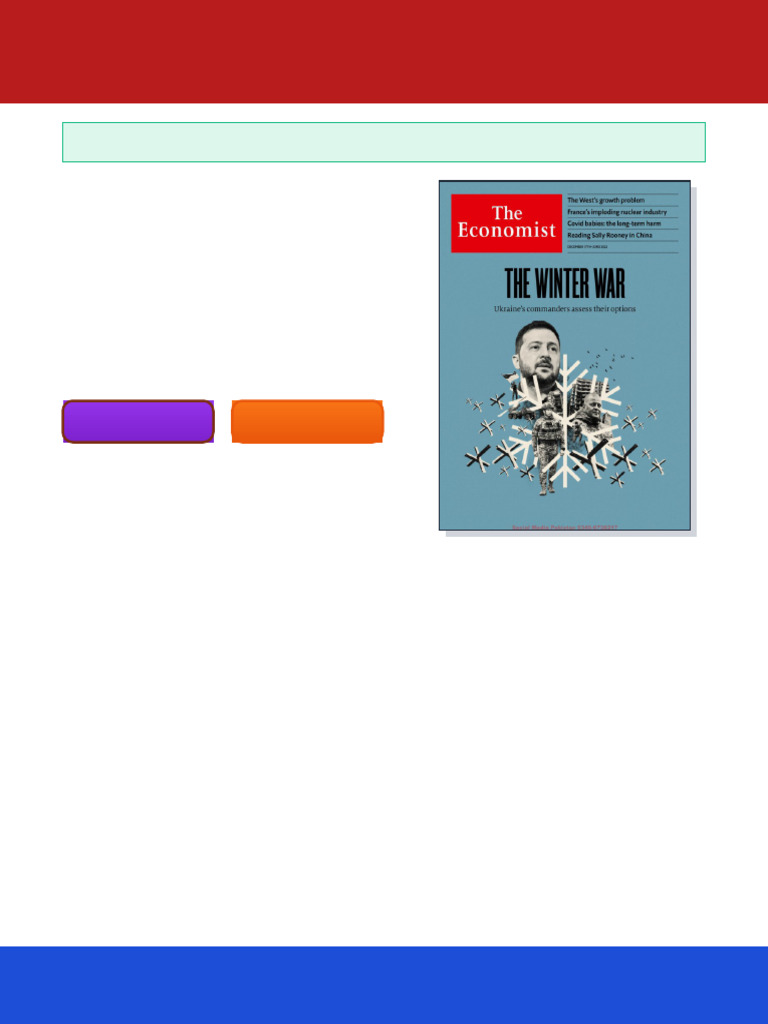 The Economist 17 23 December 2022 The Winter War The Economist News and ...