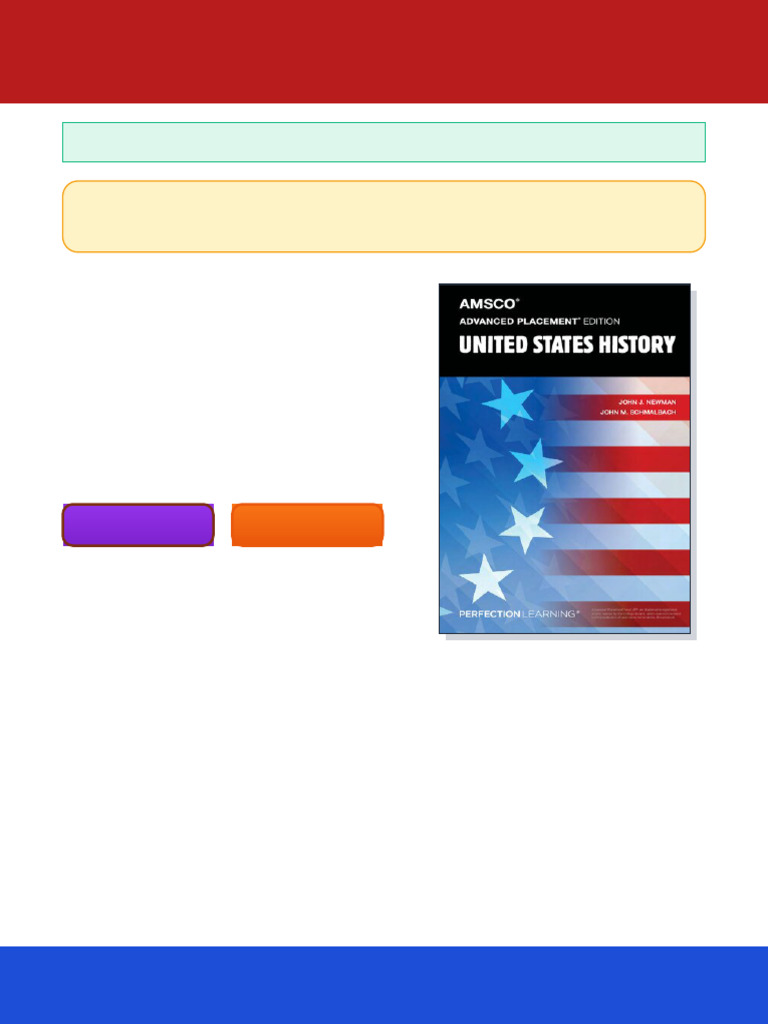 AMSCO® Advanced Placement® United States History, 4th Edition John J ...