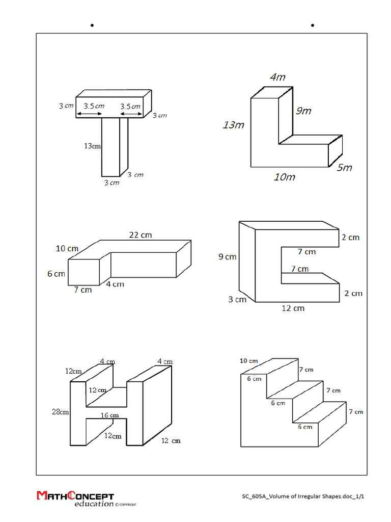 Volume Calculation for Irregular Shapes | PDF