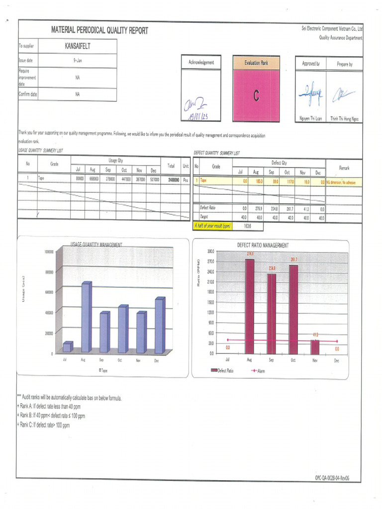 Quality Report - SEEV | PDF