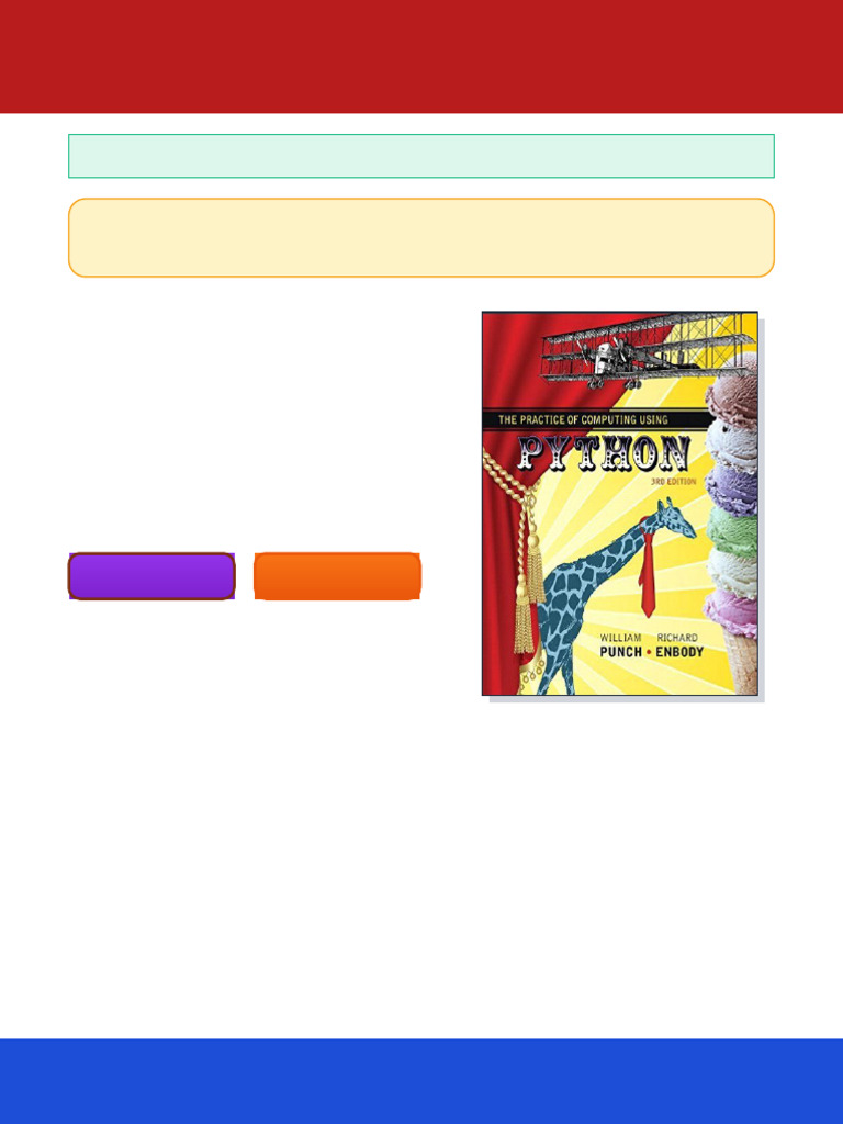 eTextbook 978-0134379760 The Practice of Computing Using Python (3rd ...