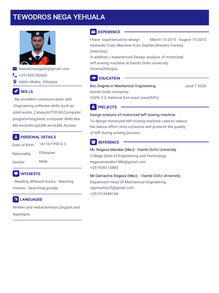 Teddy New Cv | PDF